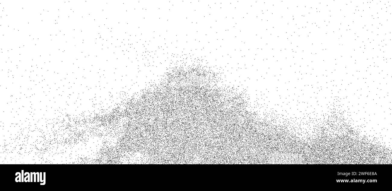 Splattered grain grunge texture. Dirty scattered noise background ...