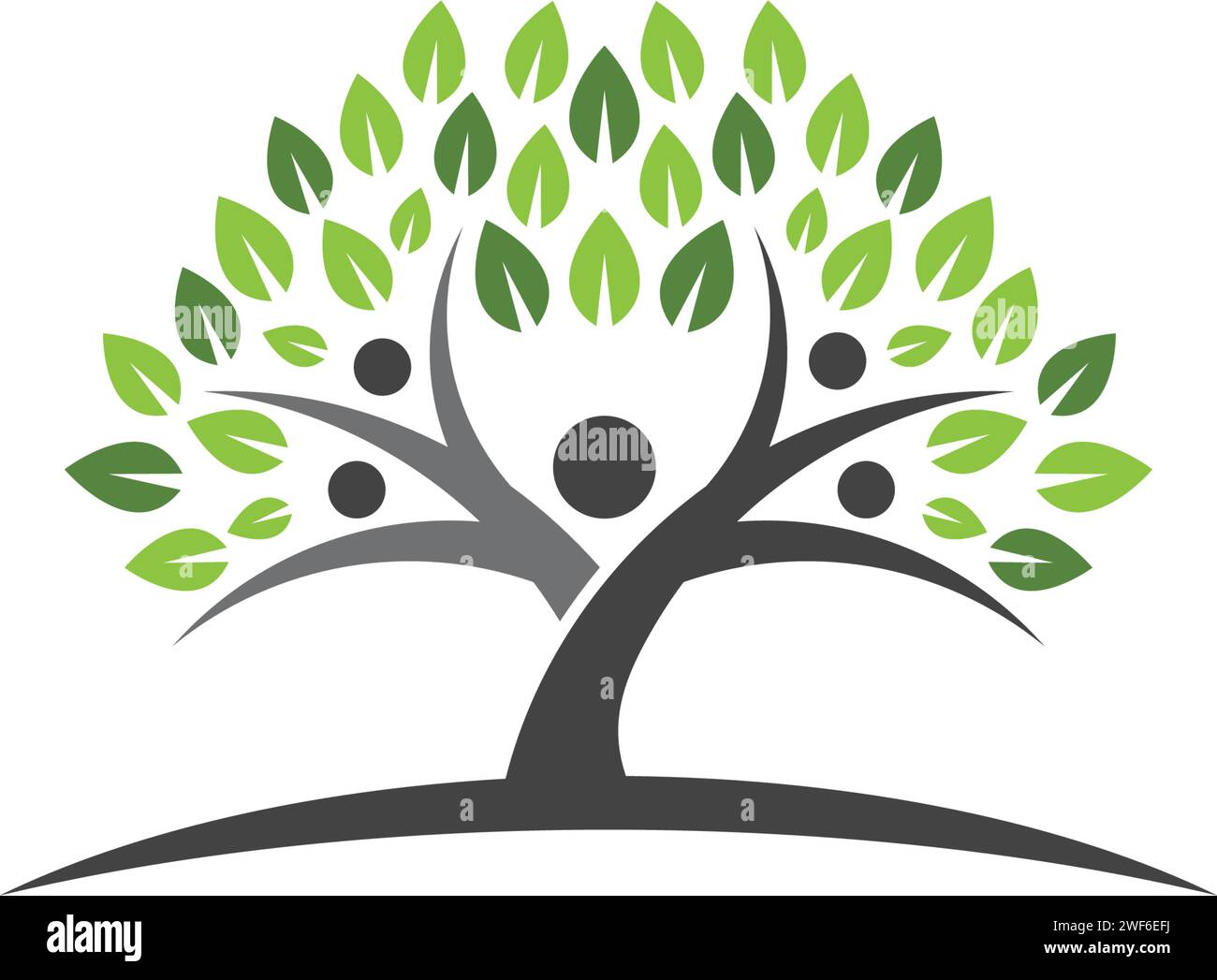 family tree symbol icon logo design template illustration Stock Vector Image & Art - Alamy