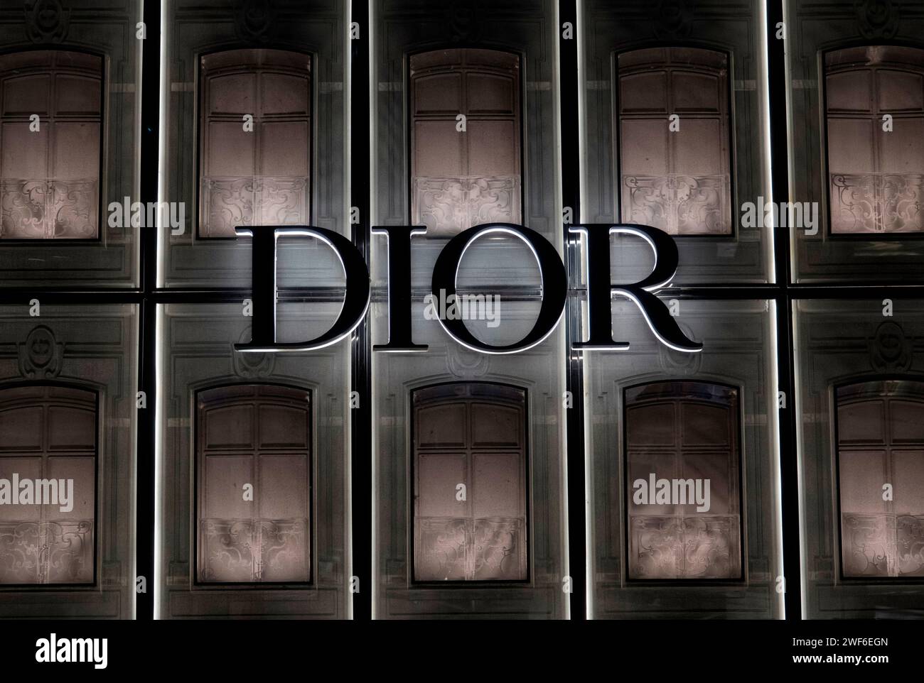 Dior concept store, Jan 26, 2024: A Dior concept store is seen in Seoul ...