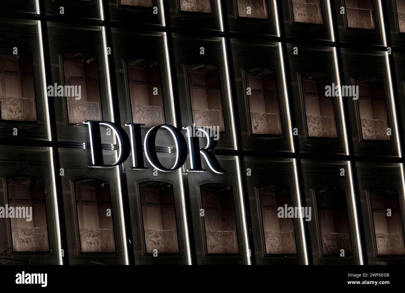 Dior concept store, Jan 26, 2024: A Dior concept store is seen in Seoul ...