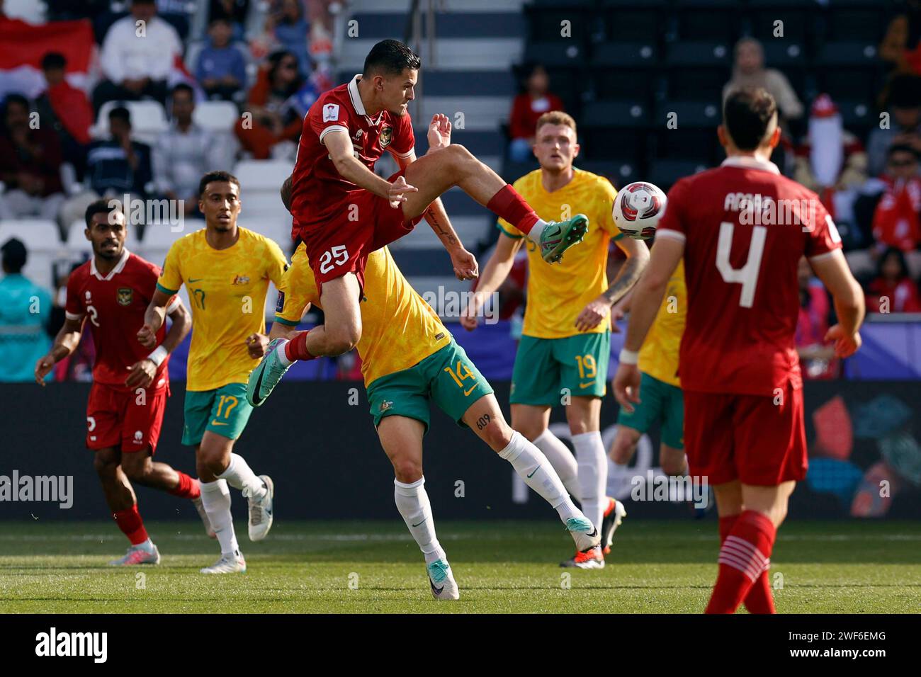 Doha, Qatar. 27th Jan, 2024. Justin Hubner (IDN) Football/Soccer : AFC ...