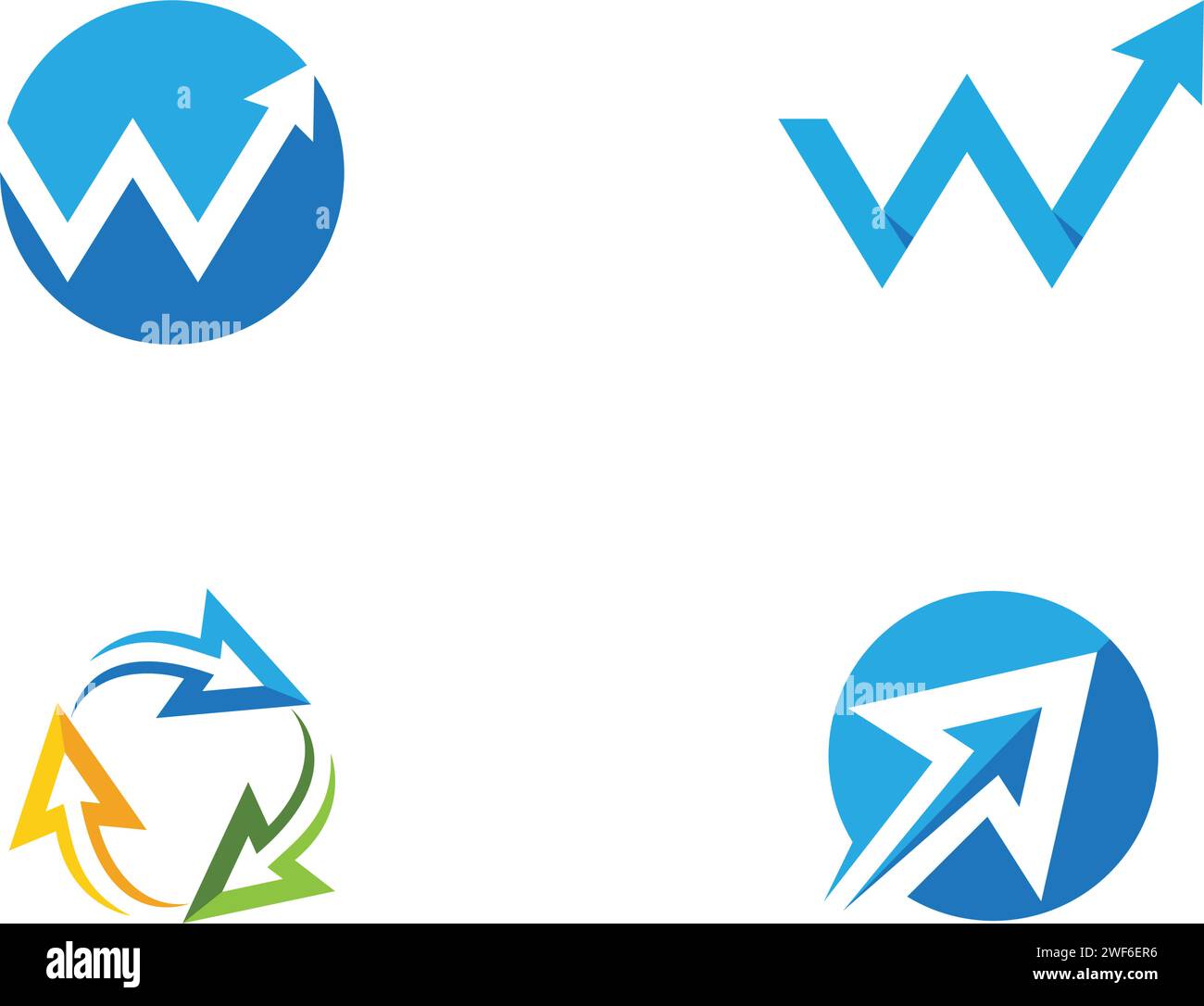 Arrow vector illustration icon Logo Template design Stock Vector Image ...