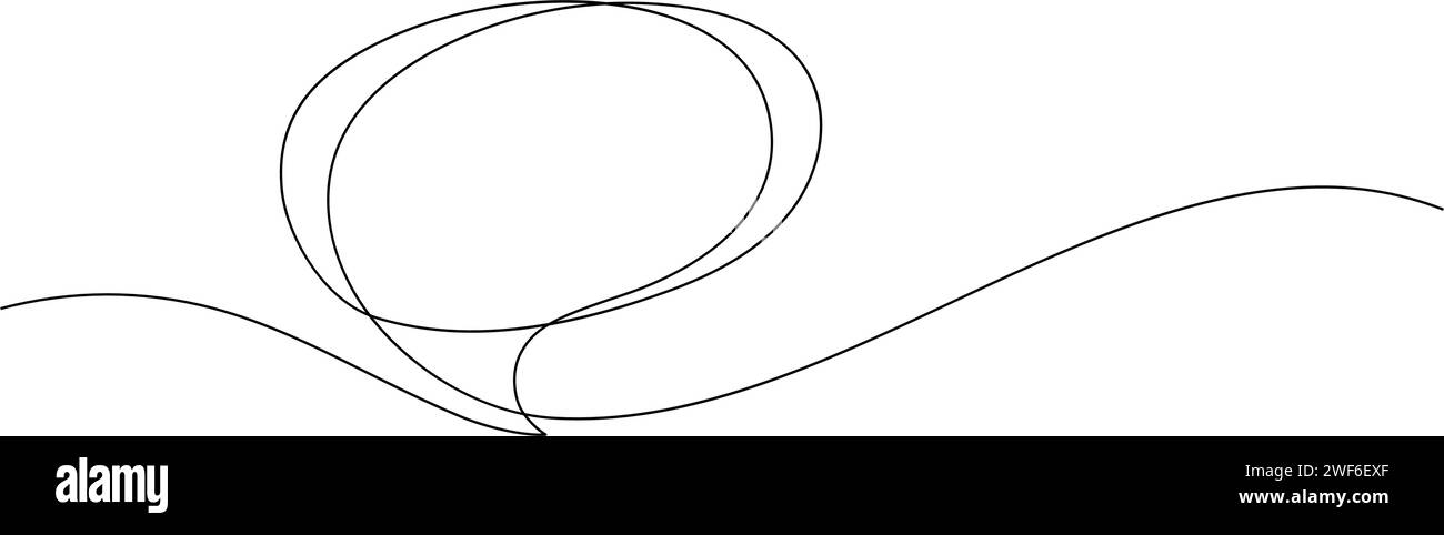 speech bubble chatting message in one line drawing continuous minimalist thin linear vector ...