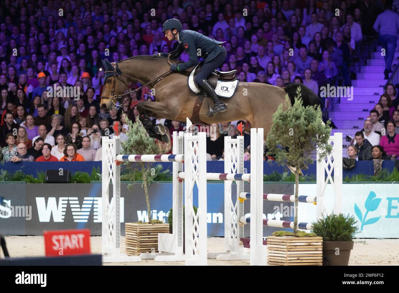 Amsterdam, Netherlands - January 28, 2024. Lorenzo de Luca of Italy ...