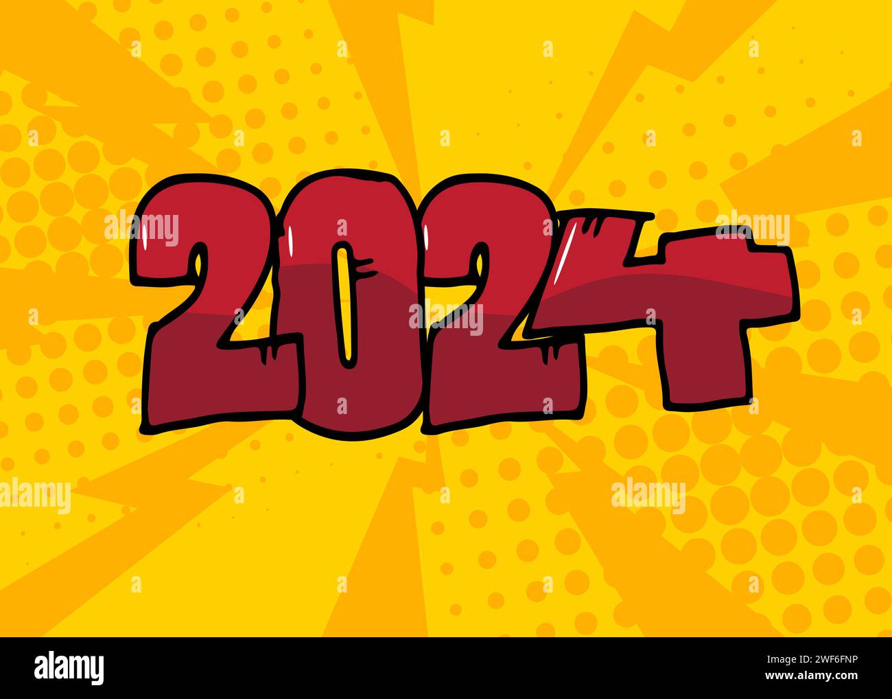 2024 comics Stock Vector Images - Alamy