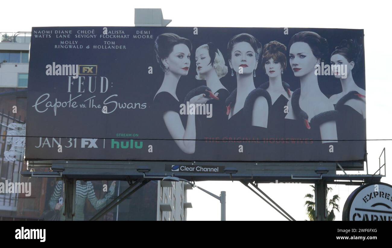Los Angeles, California, USA 28th January 202 Capote vs. the Swans FX ...