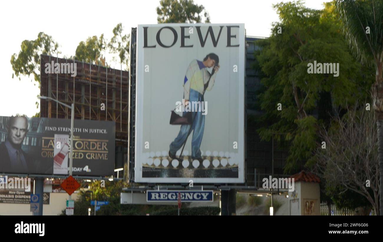 Los Angeles, California, USA 28th January 2024 Singer Omar Apollo Loewe ...