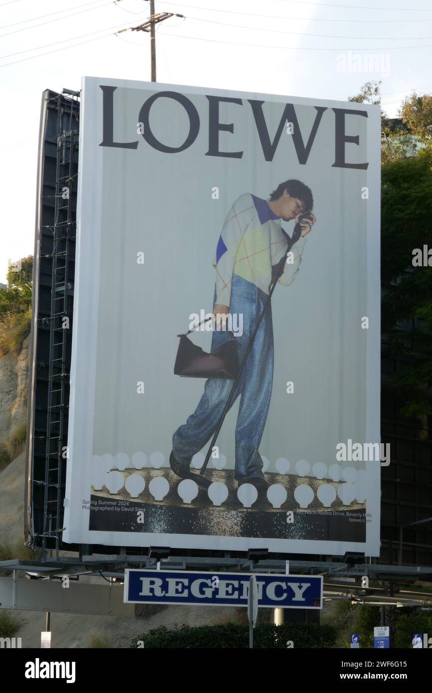 Los Angeles, California, USA 28th January 2024 Singer Omar Apollo Loewe ...