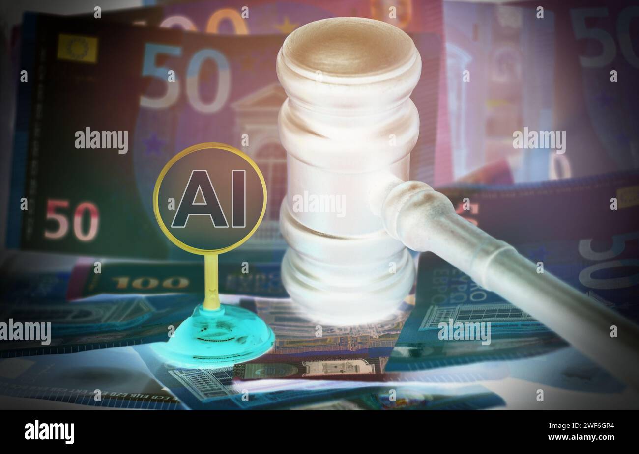 AI regulation symbol. Concept words AI artificial intelligence ... AI regulation symbol. Concept words AI artificial intelligence ...
