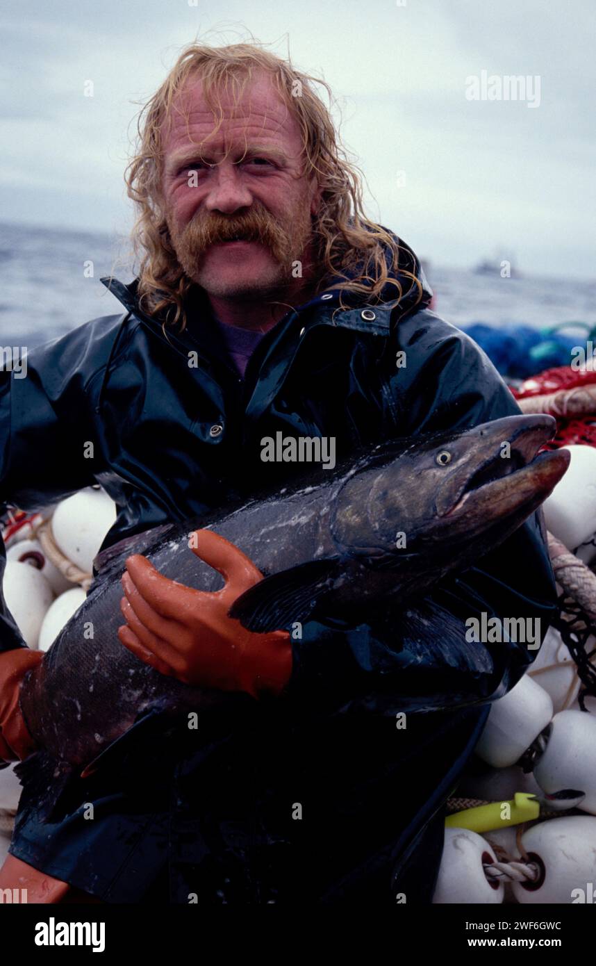 crewmember Mel White from the commercial fishing vessel Yankee Maid ...