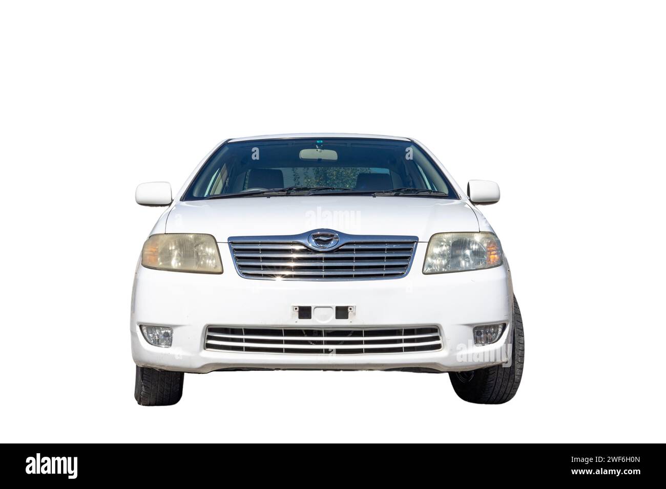Toyota corolla white background Cut Out Stock Images & Pictures - Alamy