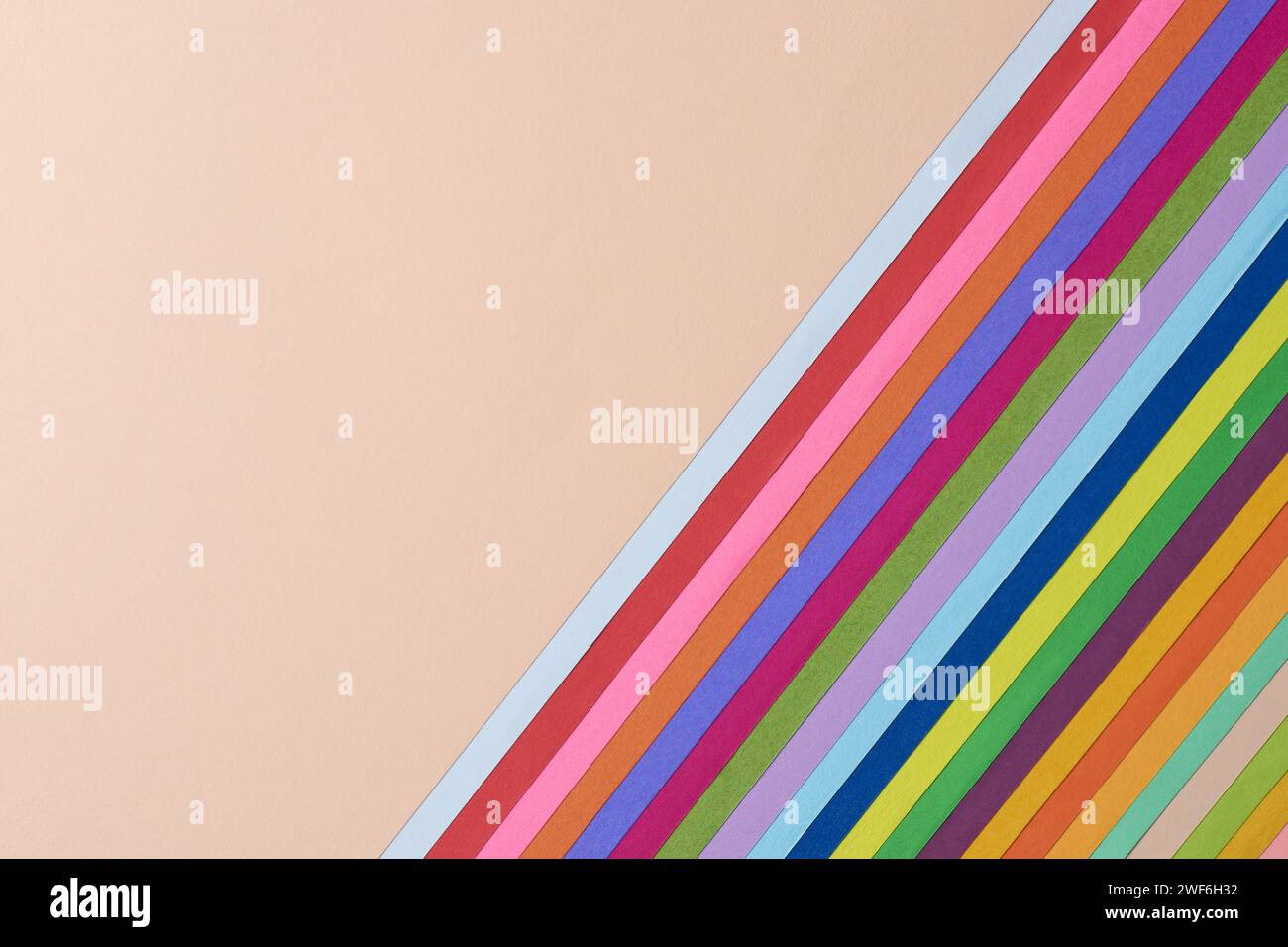 abstract of colorful paper sheets layout, geometric diagonal lines ...