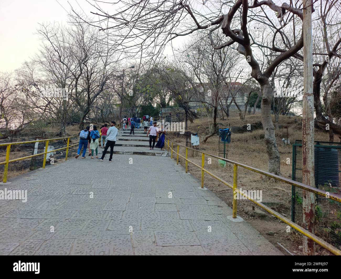 Jan 27 2024, Pune, India - Parvati Temple Pathway, one of the most ...