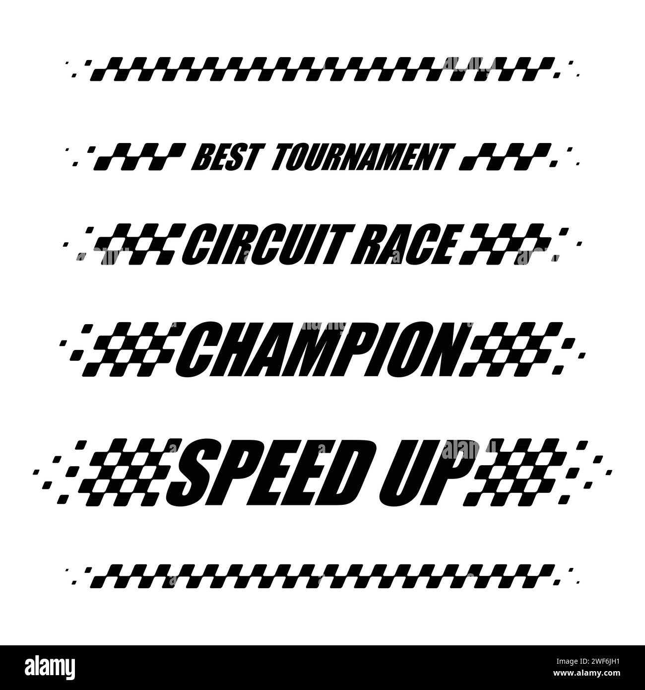 Capital letter sport text checkered Stock Vector Image & Art - Alamy