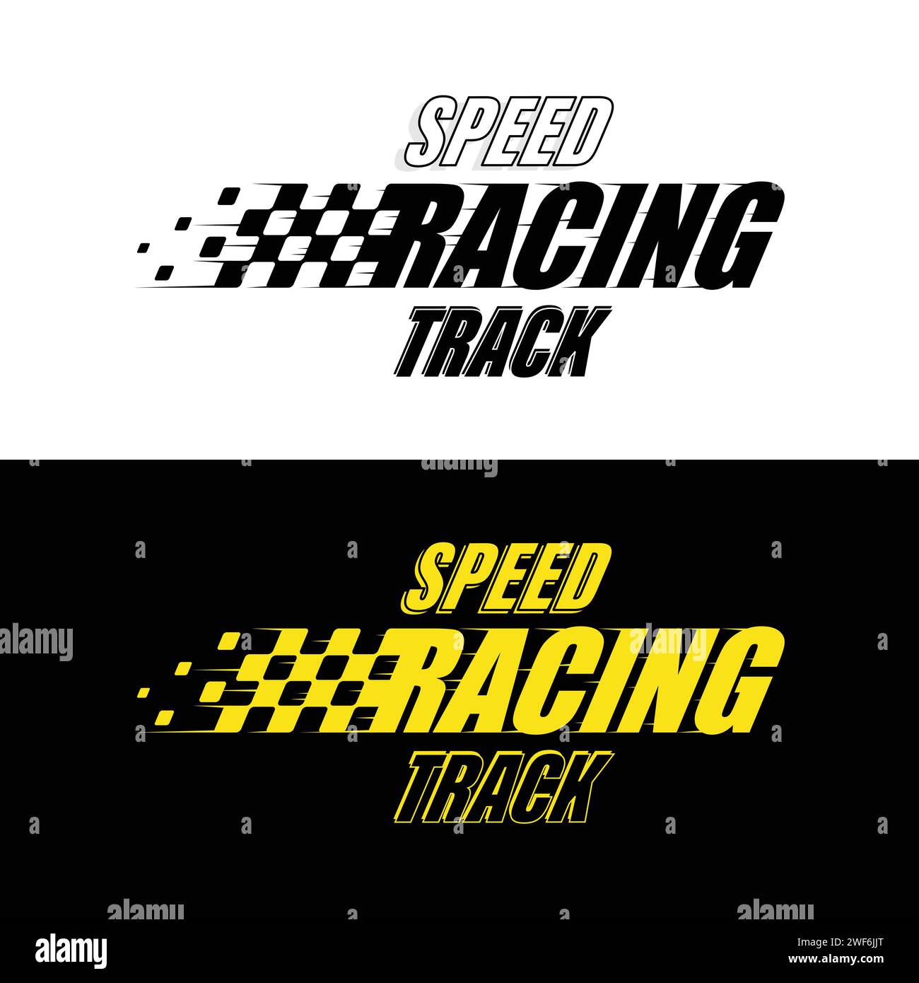 Speed racing text logo Stock Vector Image & Art - Alamy