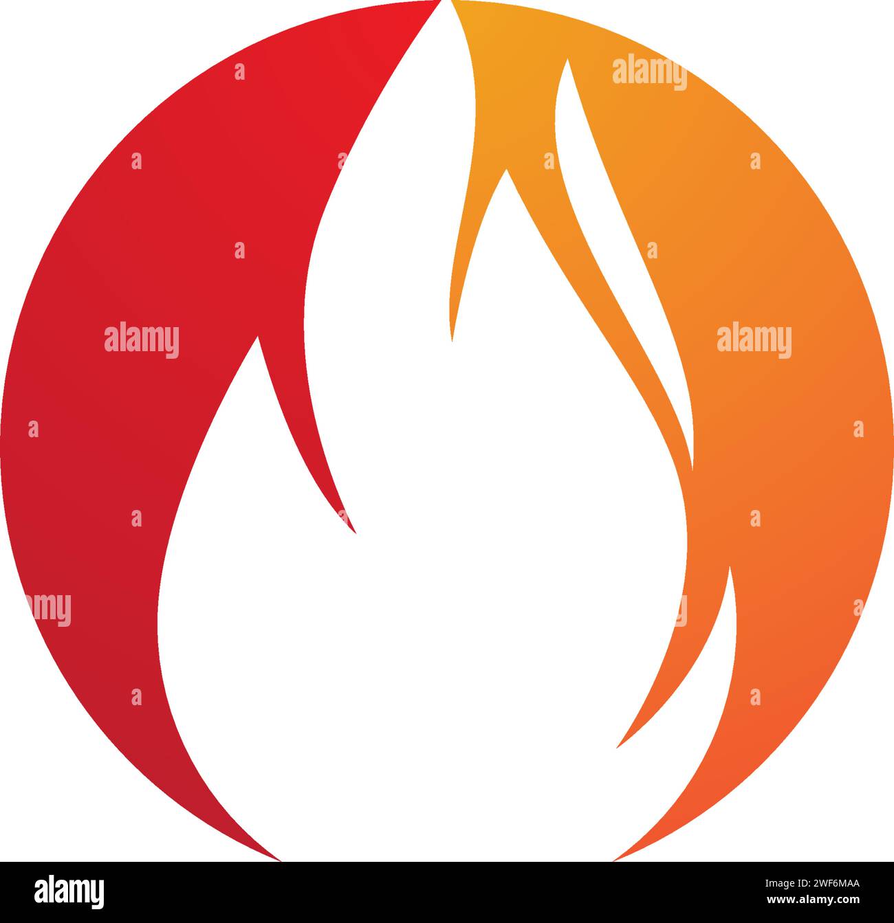 Fire flame Logo Template vector icon Oil, gas and energy logo concept ...