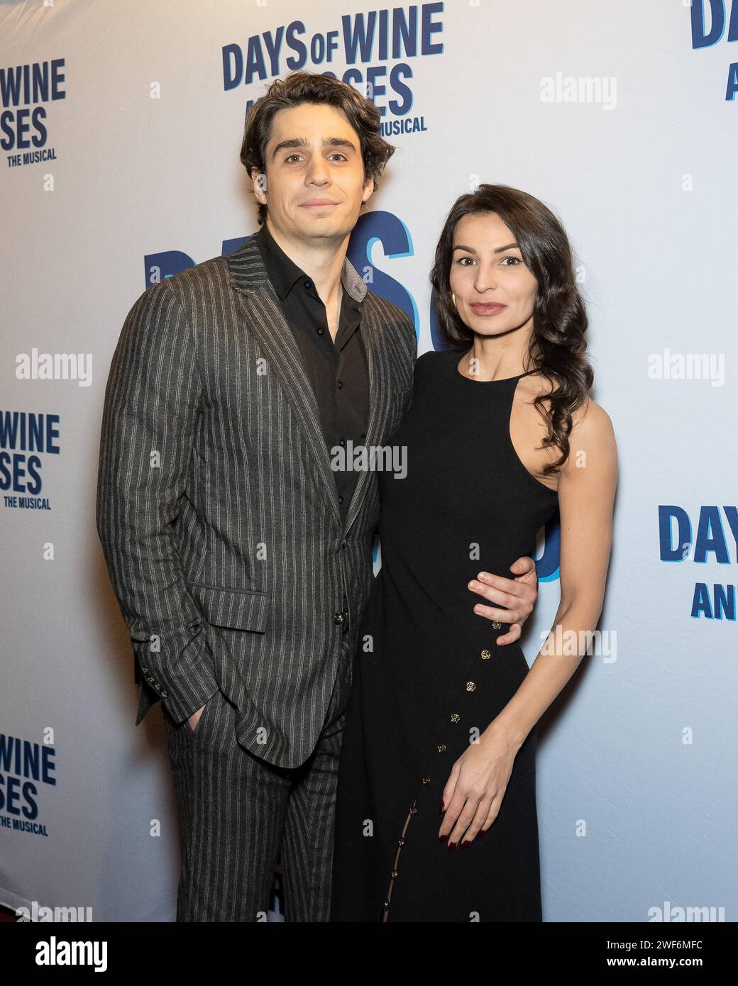 New York, USA. 28th Jan, 2024. (L-R) Bobby Conte and Martyna Majok ...