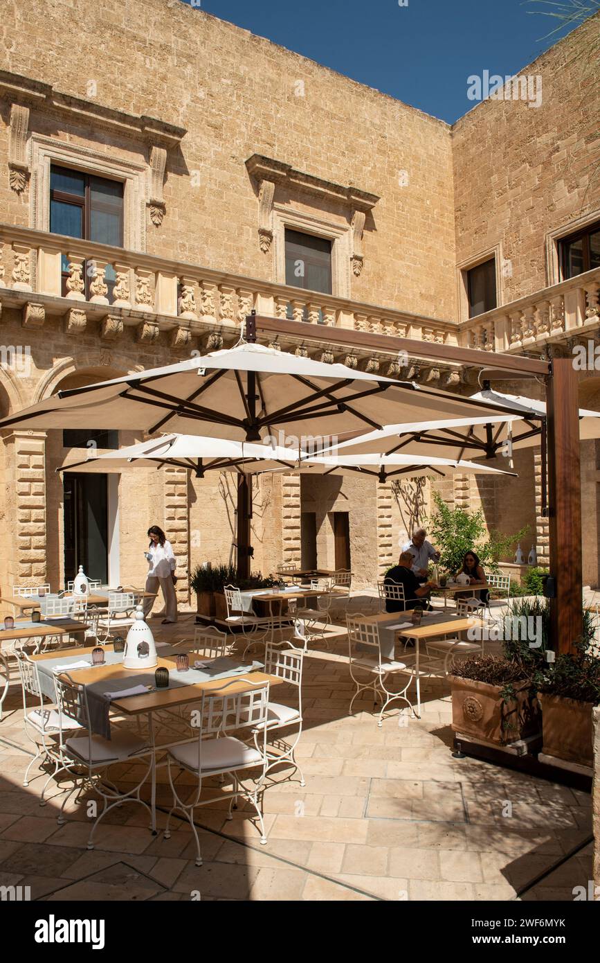 Castello di Ugento, in Ugento, Salento, Puglia, Italy Stock Photo - Alamy