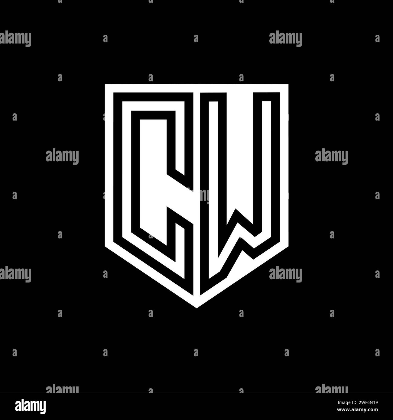 Cw logos hi-res stock photography and images - Alamy