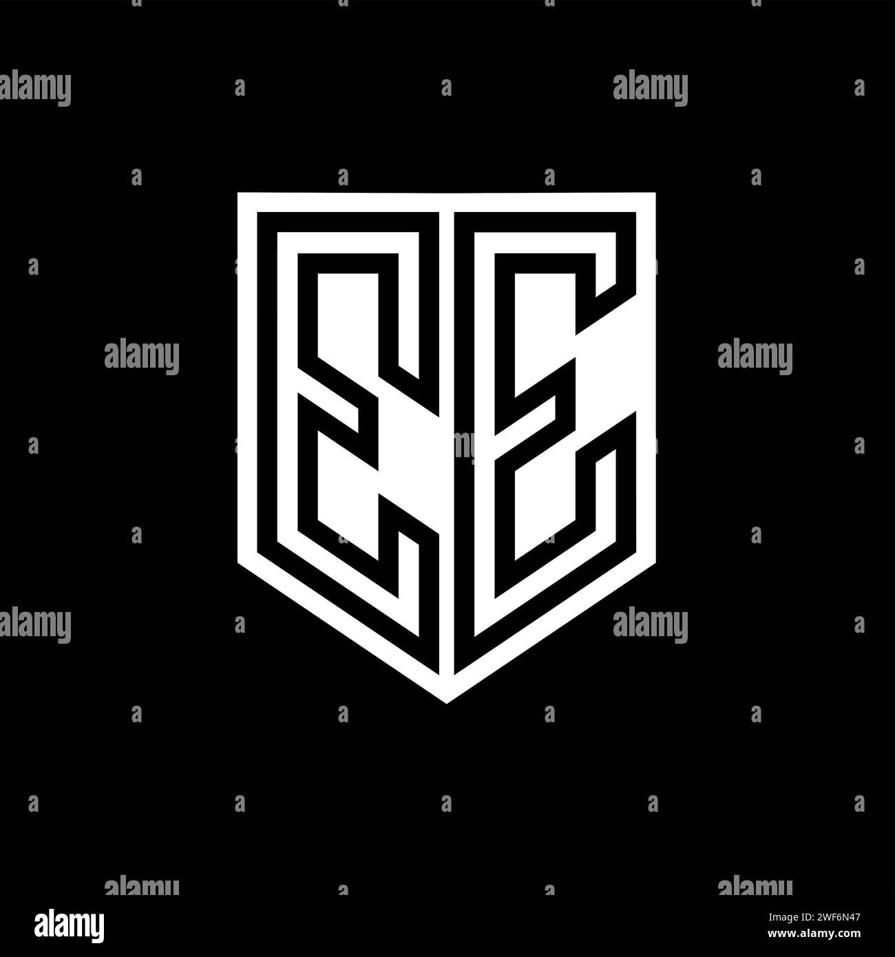 Ee logo design hi-res stock photography and images - Alamy