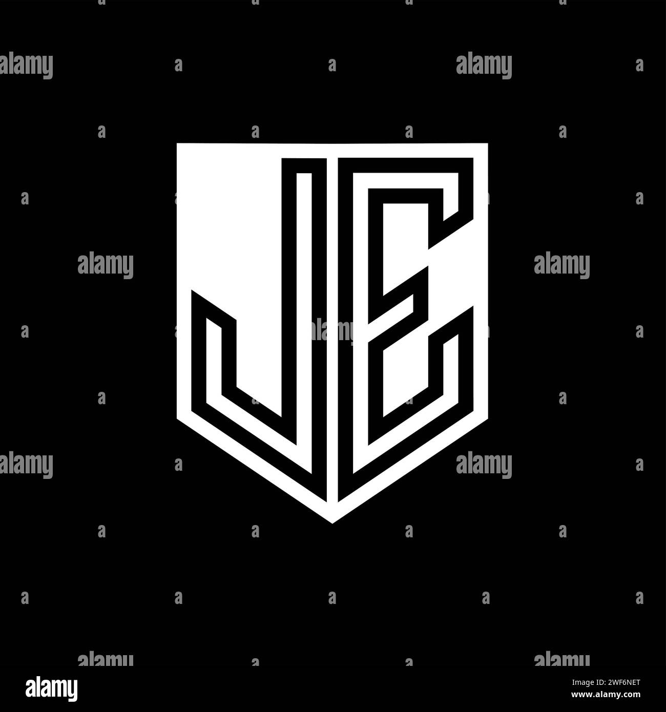 Letter je logo hi-res stock photography and images - Alamy