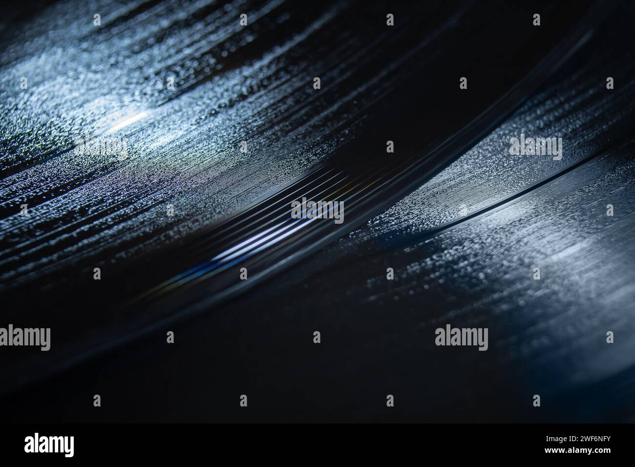 musical abstract background with macro photography of vinyl records ...