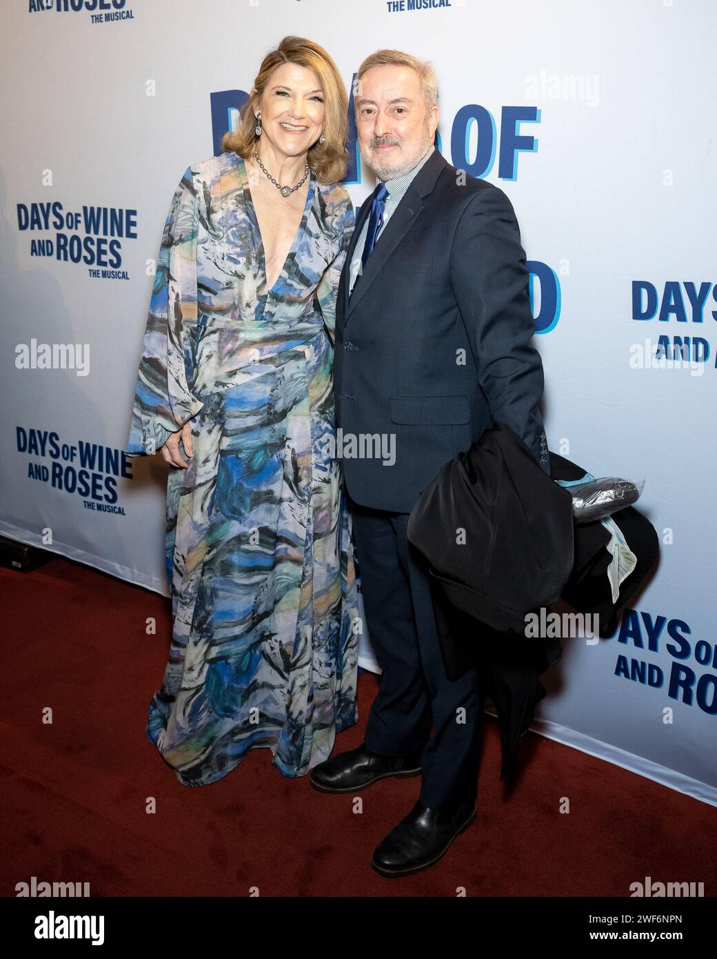 New York, USA. 28th Jan, 2024. (L-R) Victoria Clark and Thomas Reidy ...