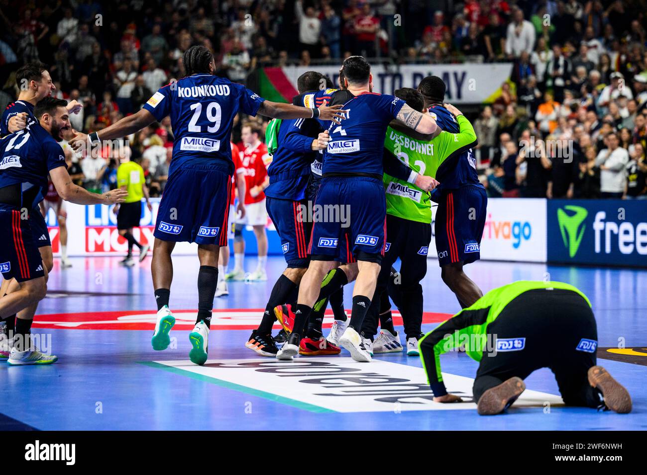 Cologne, Germany. 28th Jan, 2024. Handball: European Championship ...