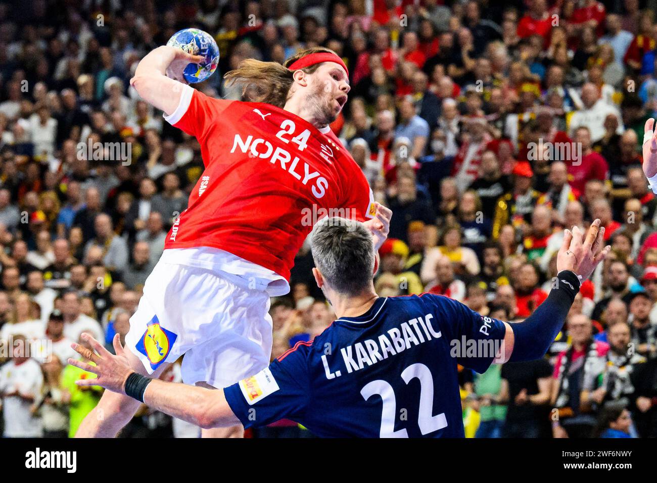 Cologne, Germany. 28th Jan, 2024. Handball: European Championship ...