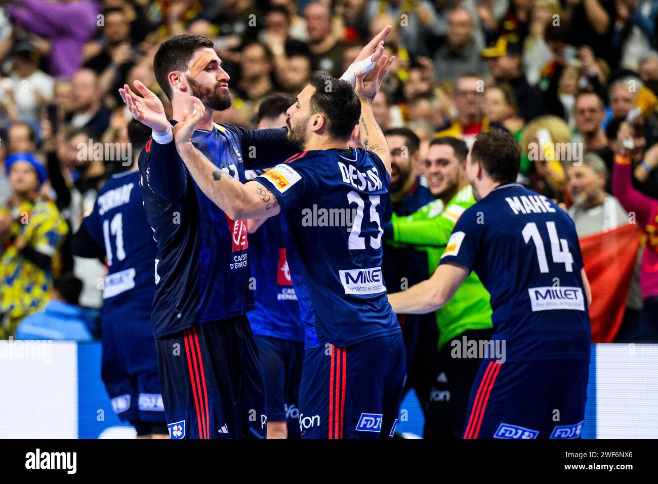 Cologne, Germany. 28th Jan, 2024. Handball: European Championship ...