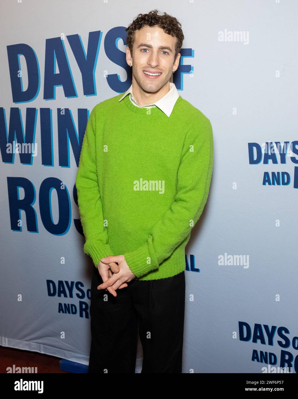 New York, USA. 28th Jan, 2024. Danny Kornfeld attends the Broadway ...
