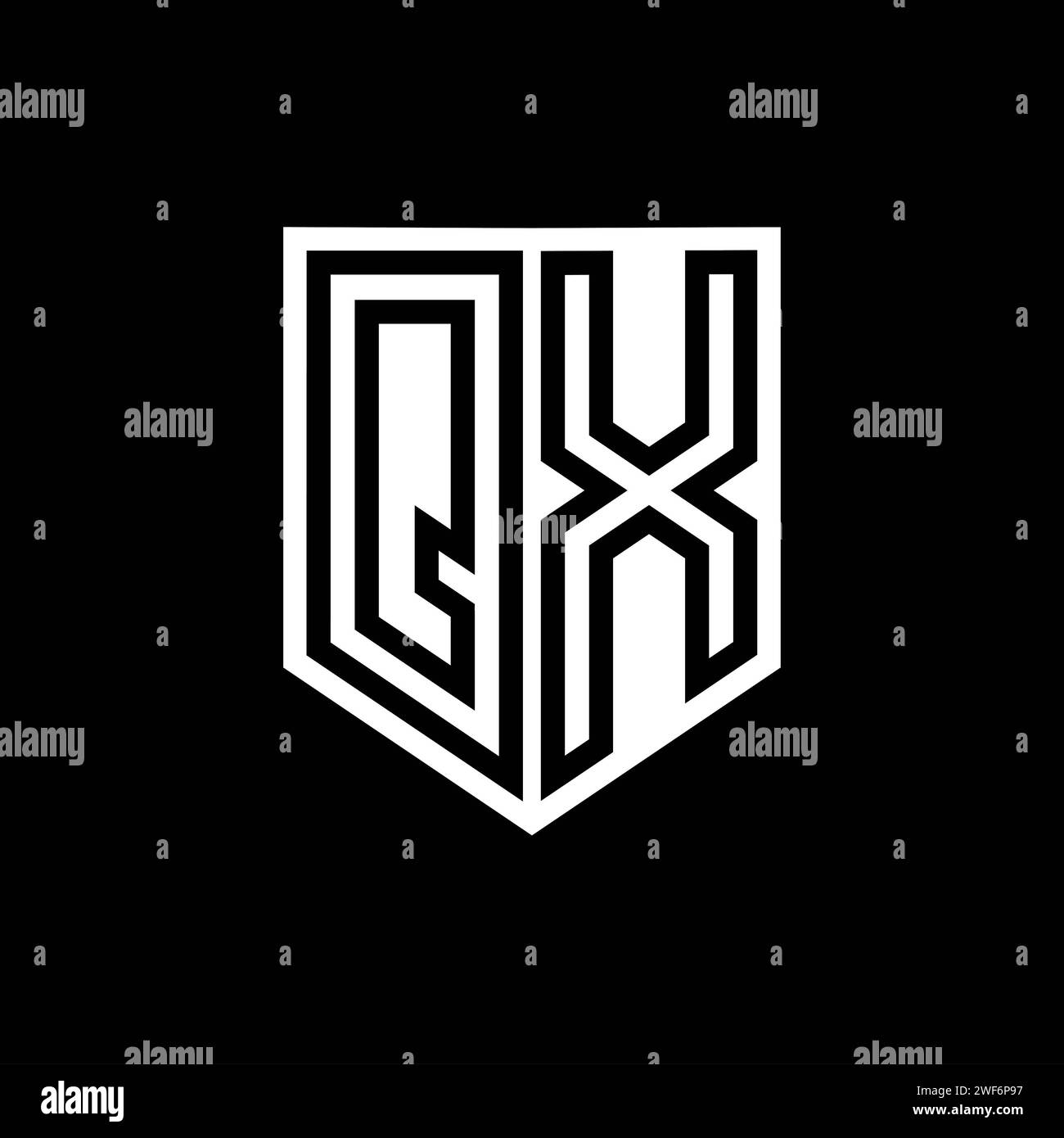 Qx logos Black and White Stock Photos & Images - Alamy