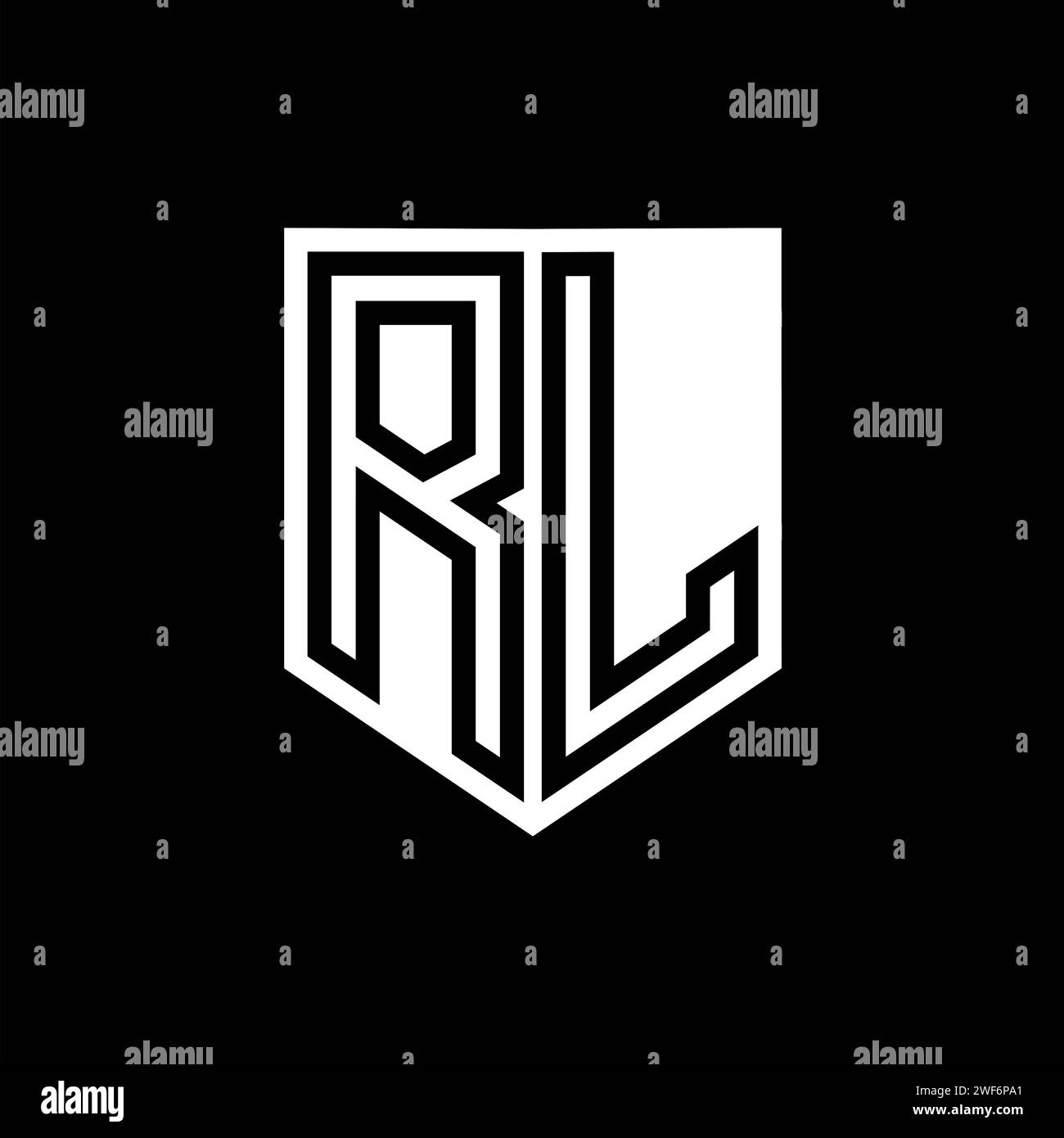 Rl logo Black and White Stock Photos & Images - Alamy