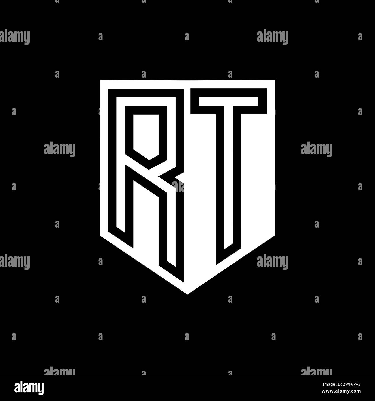Letter rt logo hi-res stock photography and images - Alamy