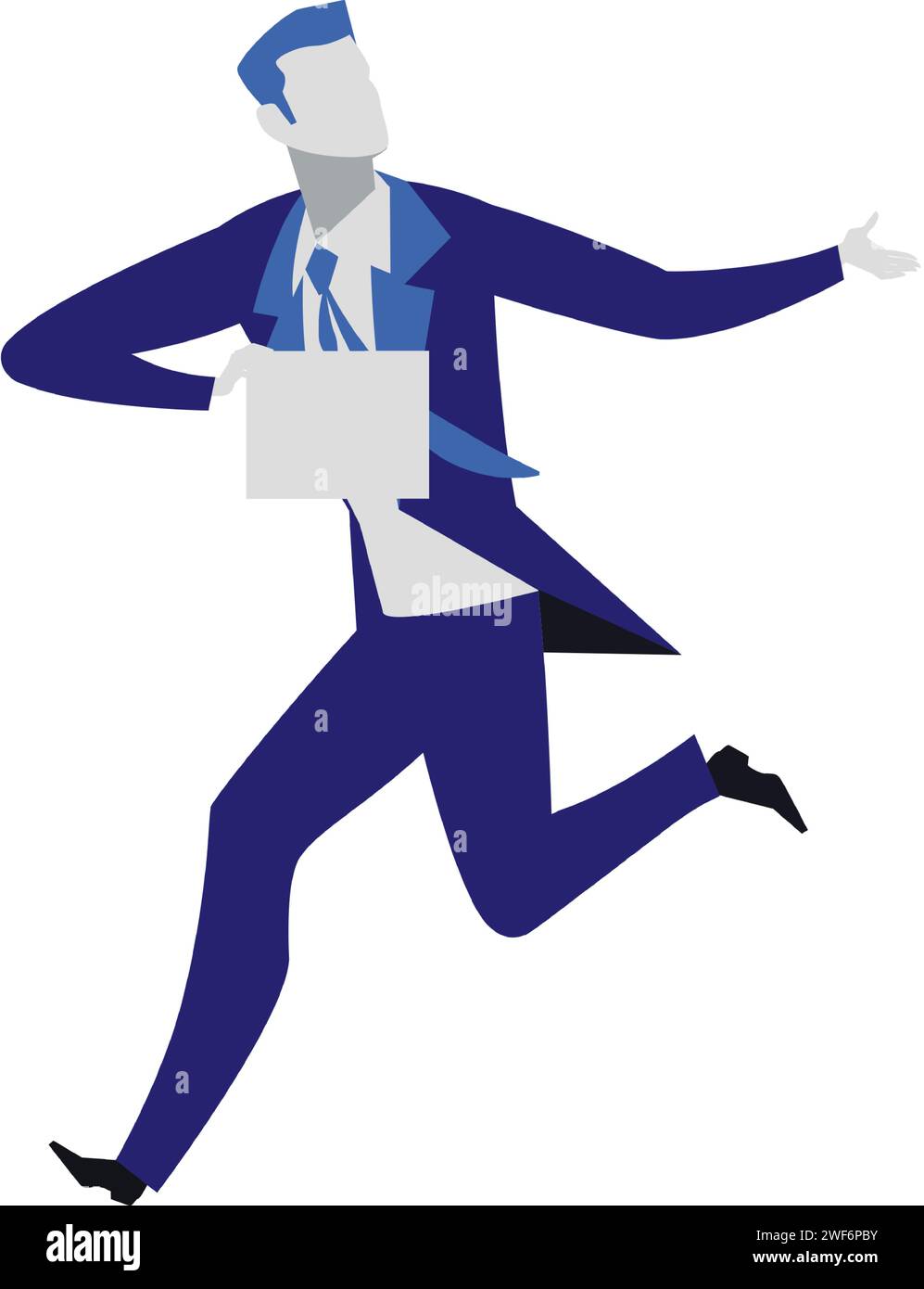 Business man running vector fast businessman icon Stock Vector Image ...