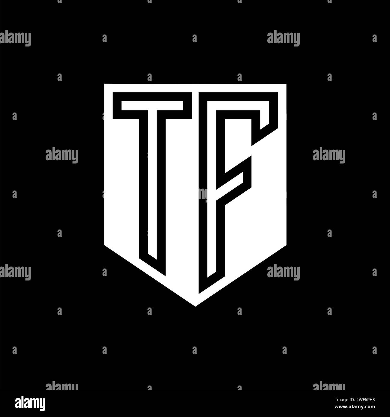 Tf letter logo hi-res stock photography and images - Alamy