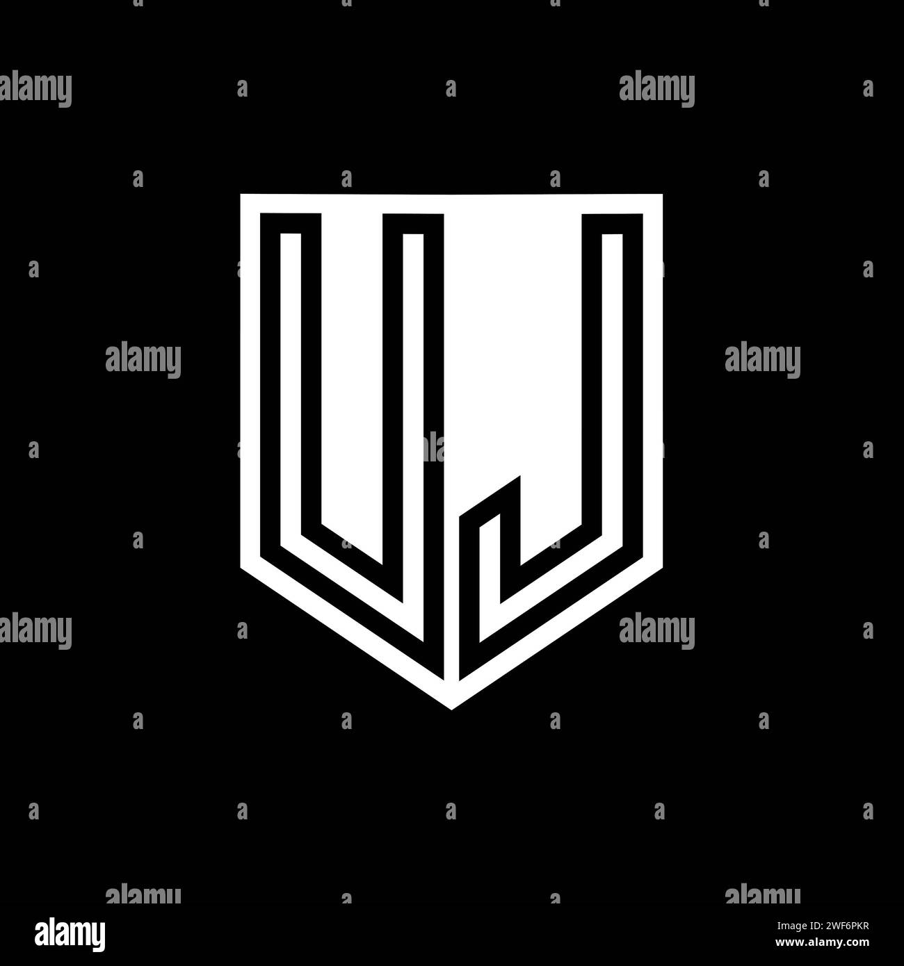Letter uj logo hi-res stock photography and images - Alamy