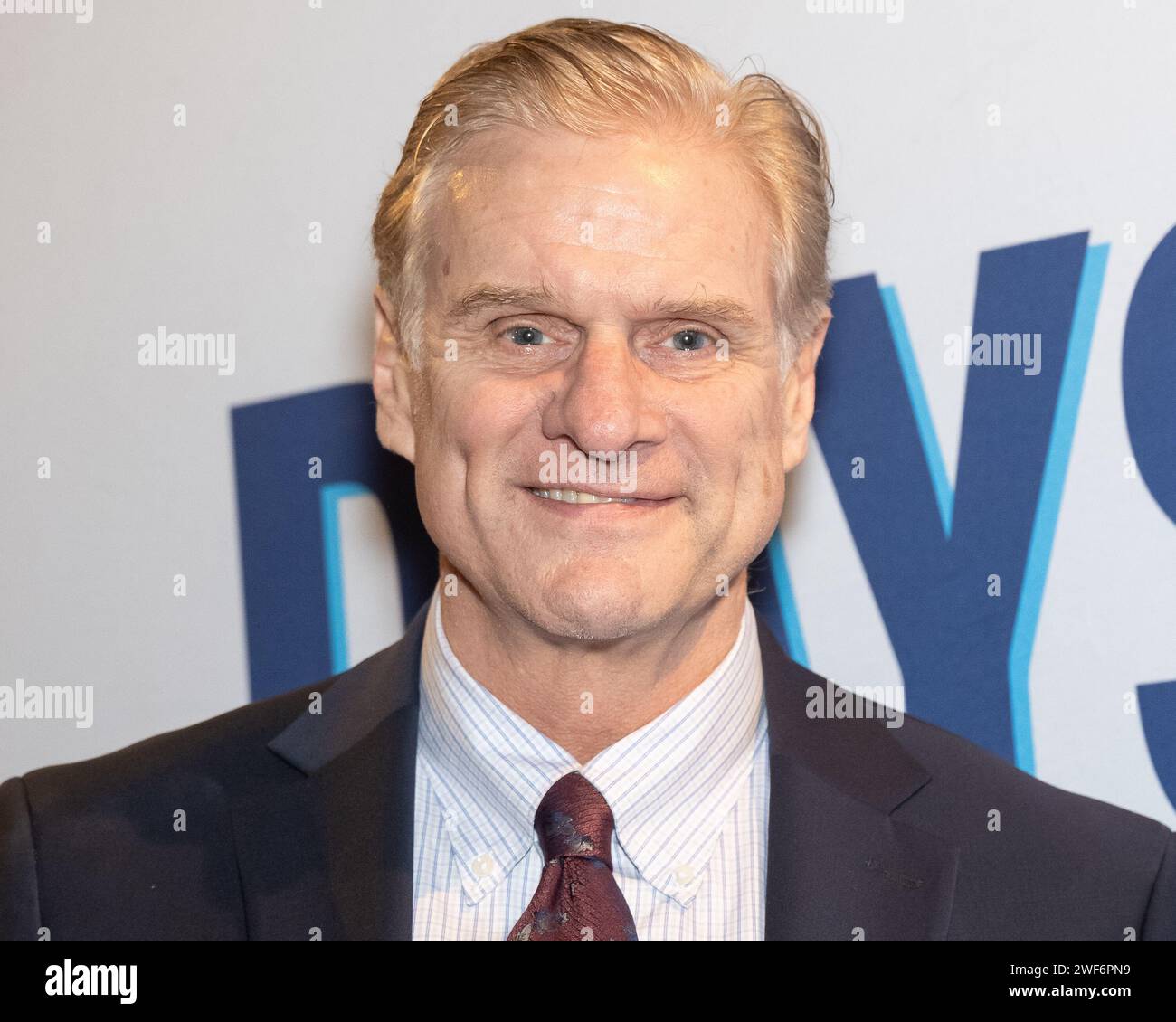 New York, USA. 28th Jan, 2024. Tony Carlin attends the Broadway opening ...