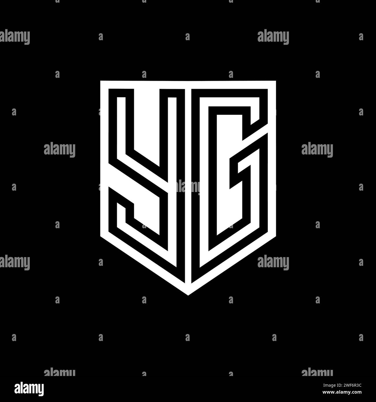 Yg logo design hi-res stock photography and images - Alamy