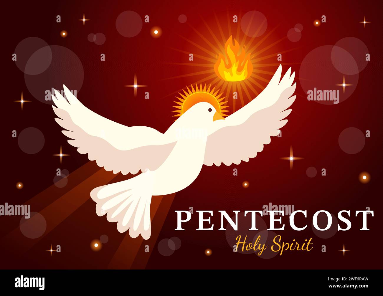 Pentecost dove Stock Vector Images - Alamy