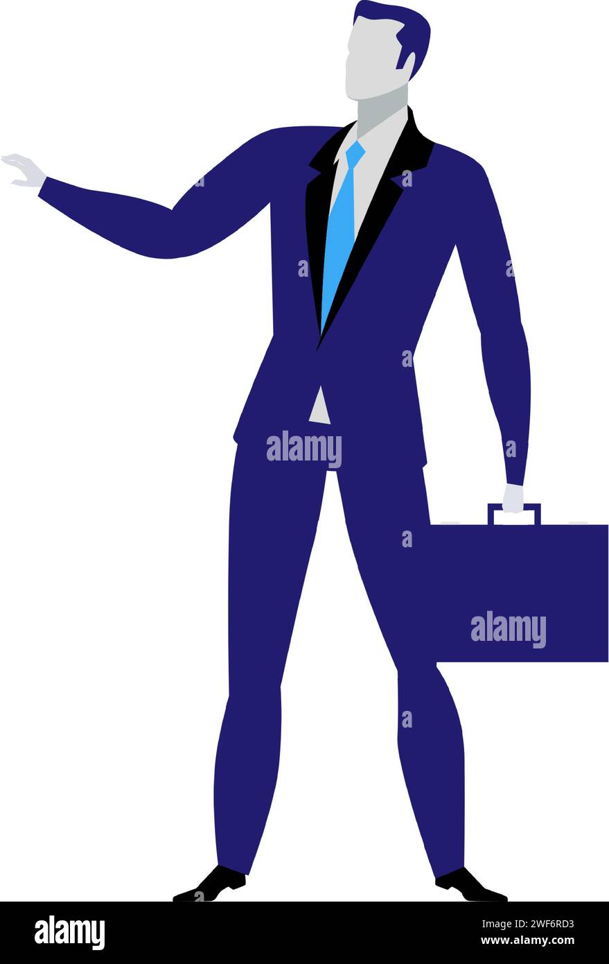 Business interview man handshake Stock Vector Images - Alamy