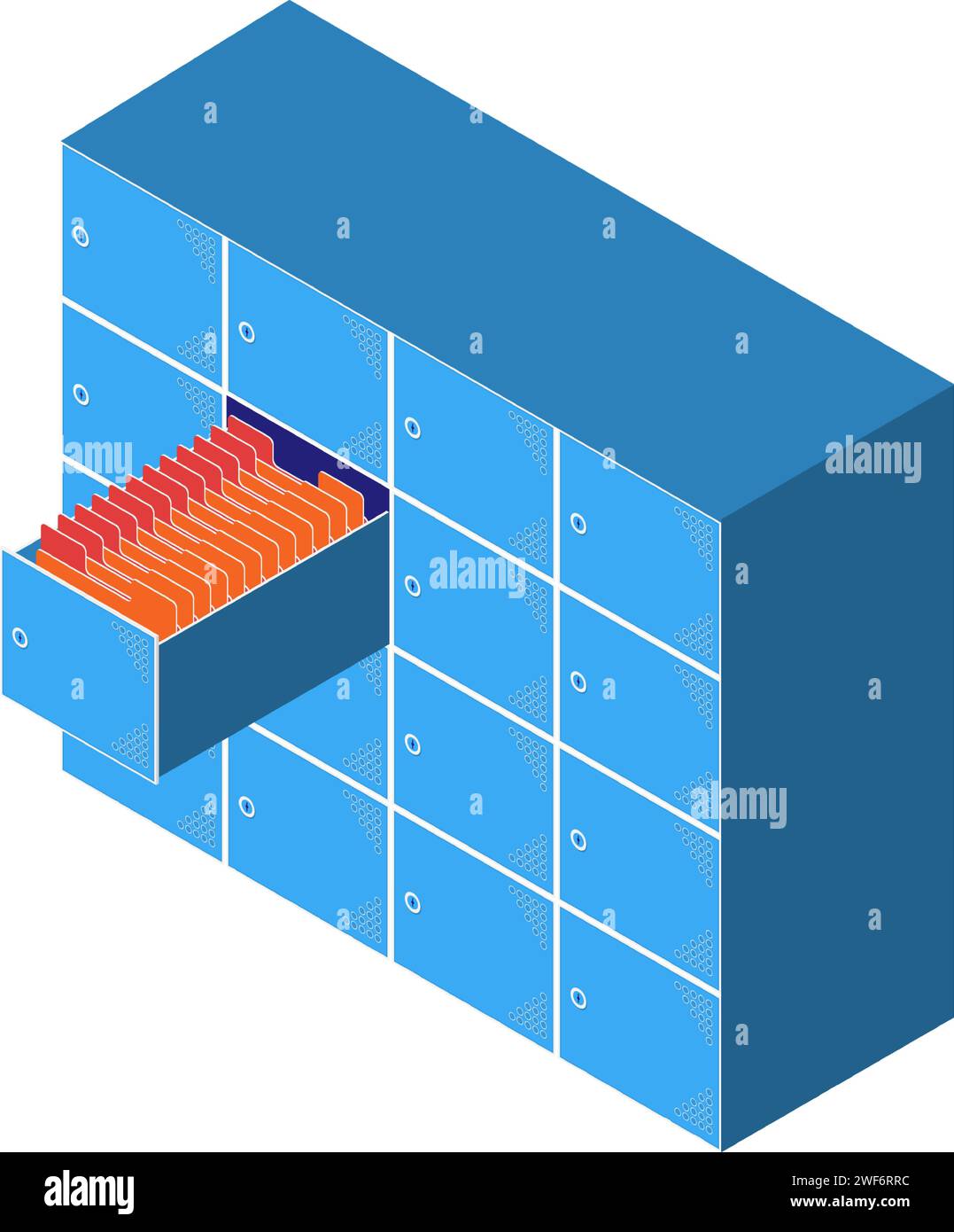 Business folder archive office vector flat icon Stock Vector Image ...