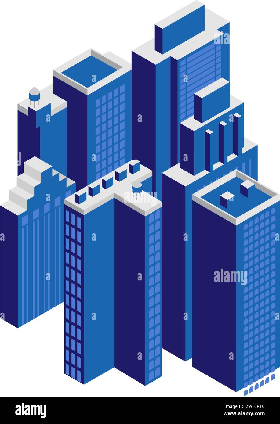 Business center building vector modern office icon Stock Vector Image ...