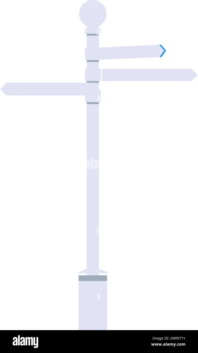 Guide post arrow signage vector flat icon Stock Vector Image & Art - Alamy