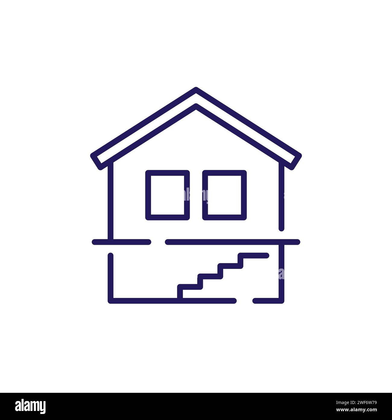 Ground floor plan Stock Vector Images - Alamy