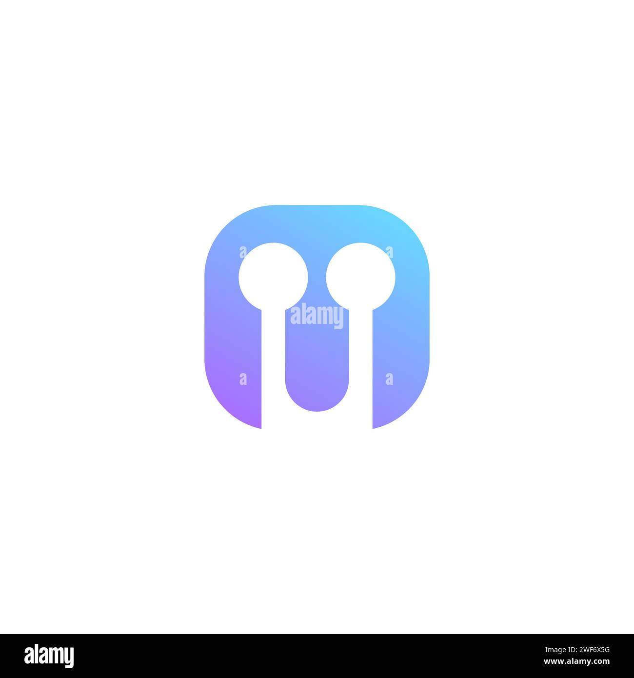 Letter M Technology. M Initial Logo vector Stock Vector Image & Art - Alamy