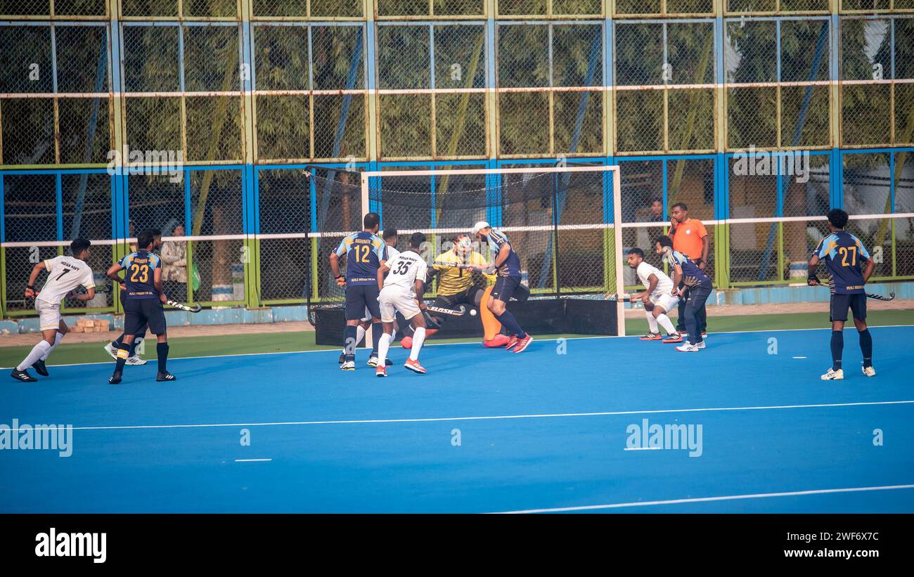 January 28, 2024, Kolkata, India: Indian navy wins the 125th edition of ...