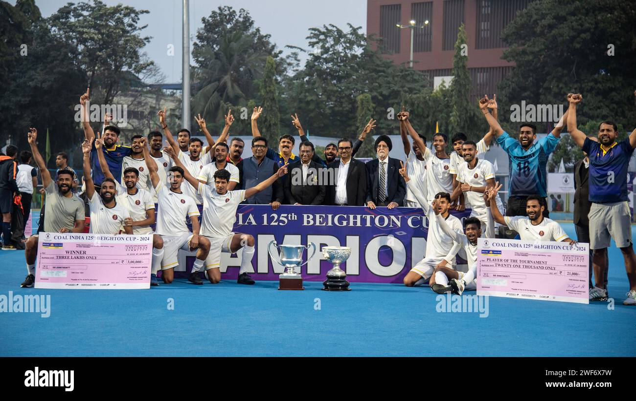January 28, 2024, Kolkata, India: Indian navy wins the 125th edition of ...