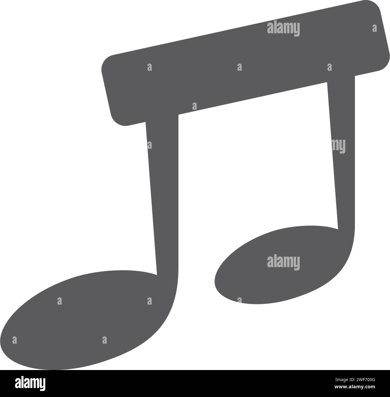 Music note Icon Vector illustration design template Stock Vector Image ...
