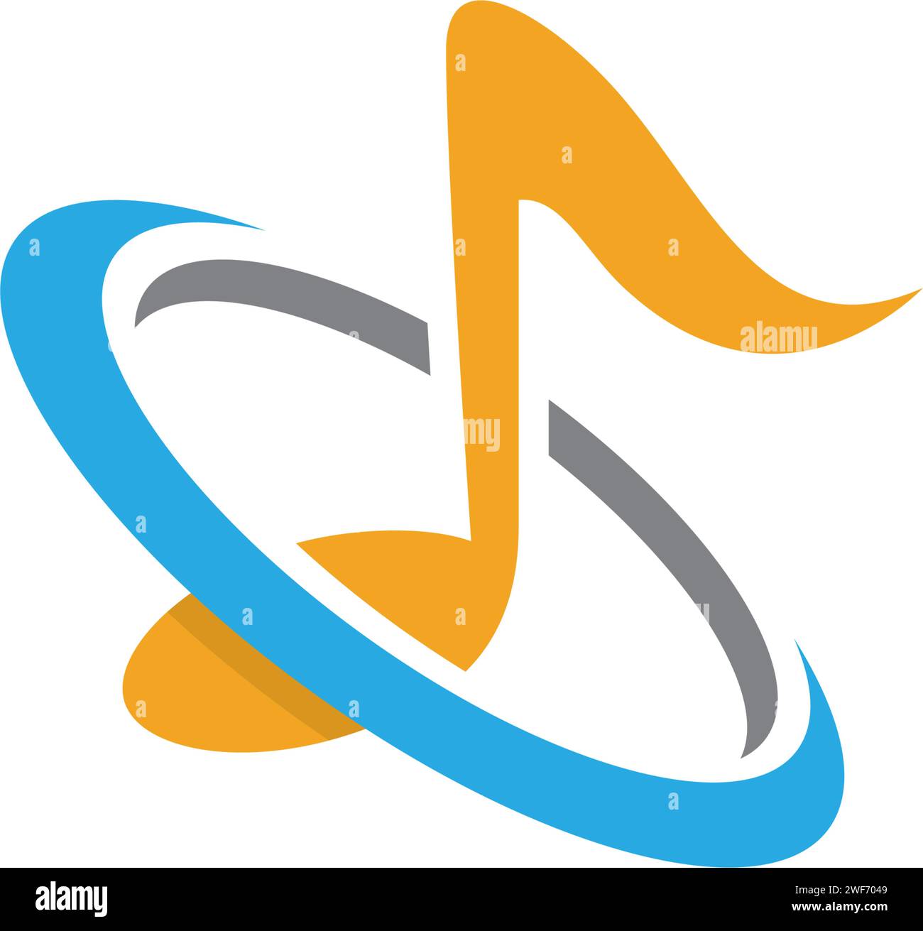 Music note Icon Vector illustration design template Stock Vector Image ...